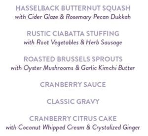 Purple Carrot Vegan Thanksgiving | Meal Kit Box | MealFinds